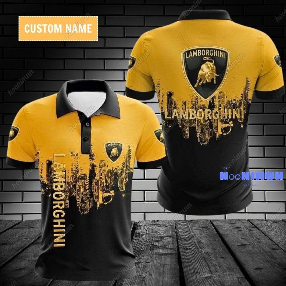 Lamborghini Polo Shirt, Lamborghini Shirt Men, Lamborghini Summer Shirt ...