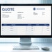 Quote Template, Business Proposal, Quote Form, Contractors Tools, Quote ...