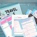 Travel Organizer Set, Printable Travel Bundle Planner, Budget and ...