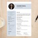 Blue Simple Professional Resume, CV Resume, Professional Resume, Resume ...