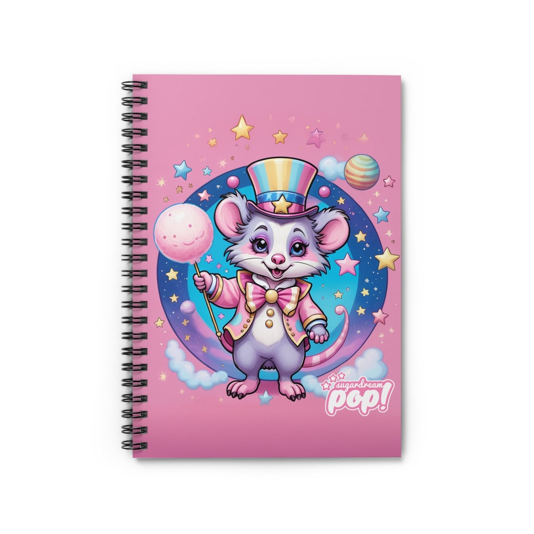 Opossum Ringleader Circus Kawaii Spiral Notebook Ruled Line ...