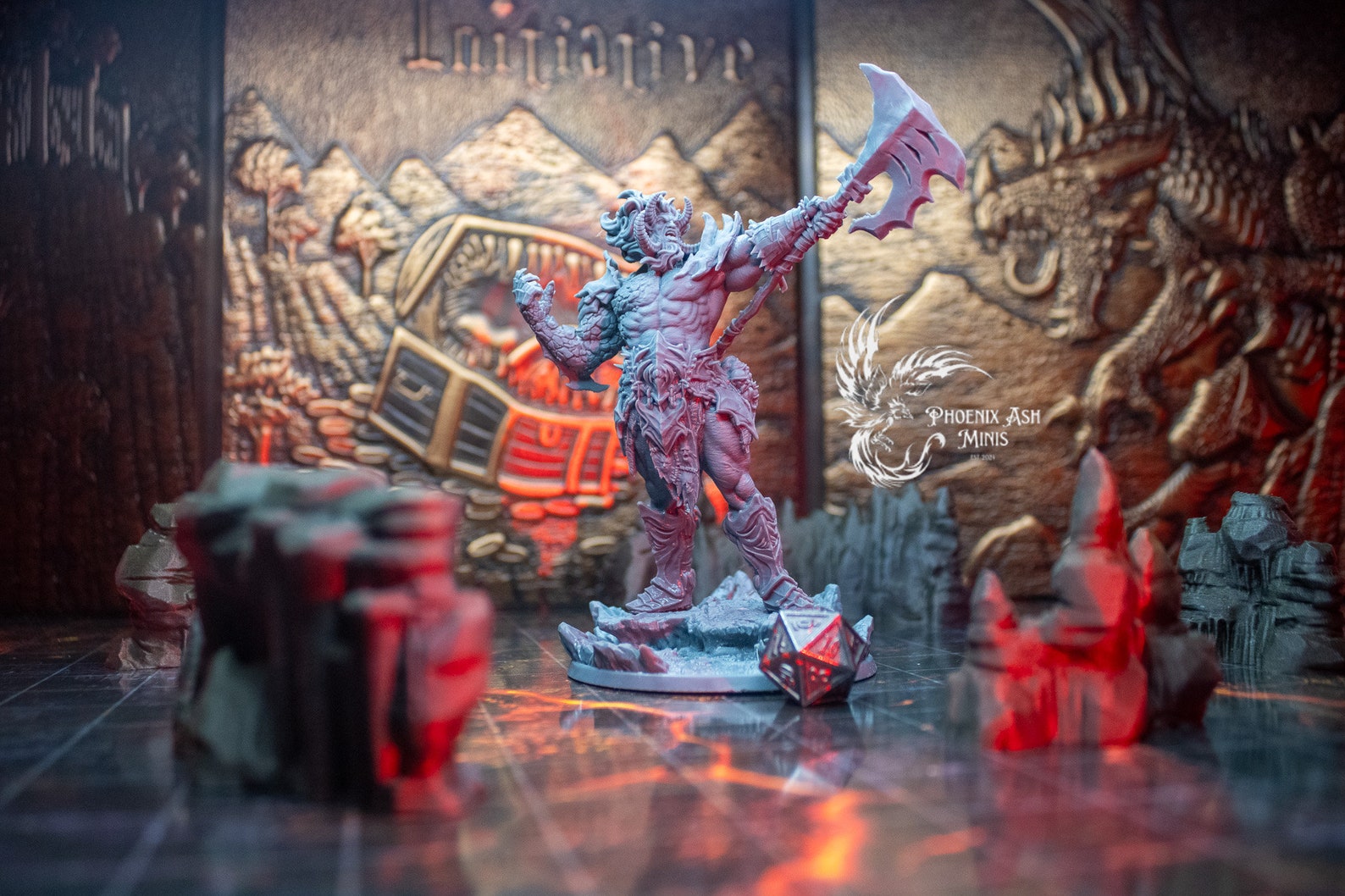 Fire Giant Dnd Mini High Quality Resin - Etsy