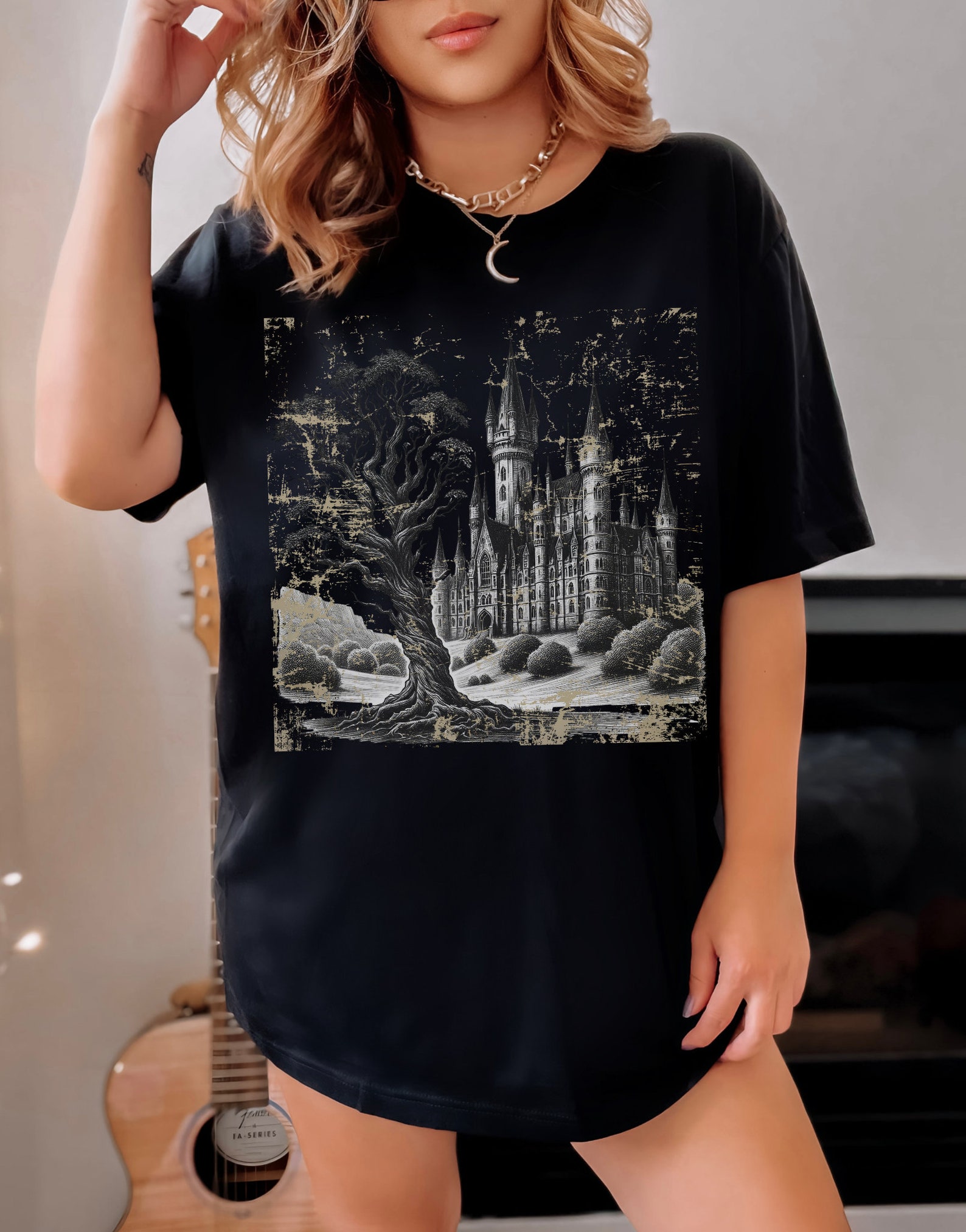Vintage Gothic Dark Art T-shirt, Retro Gothic 90s Shirt, Horro Graphic ...
