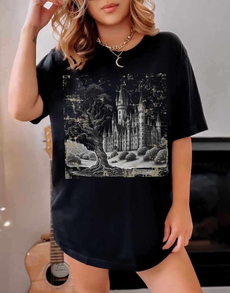 Vintage Gothic Dark Art T-shirt, Retro Gothic 90s Shirt, Horro Graphic ...