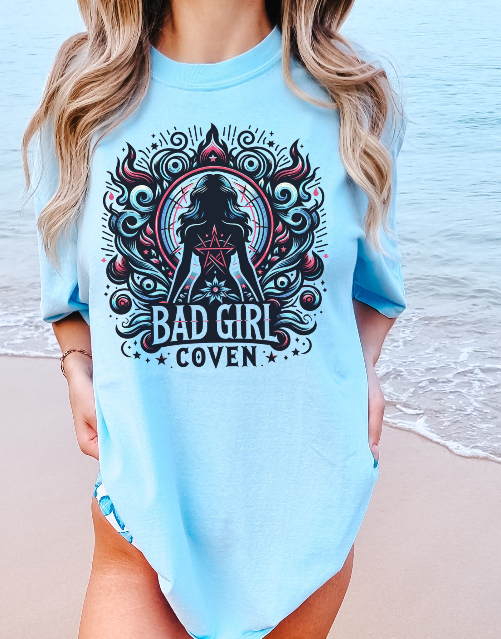 Bad Girl Coven T-shirt | Bad Girl Shirt | Witch Shirt | Halloween T ...