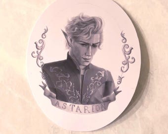 Astarion Rawr Baldur's Gate 3 Matte Vinyl Sticker - Etsy