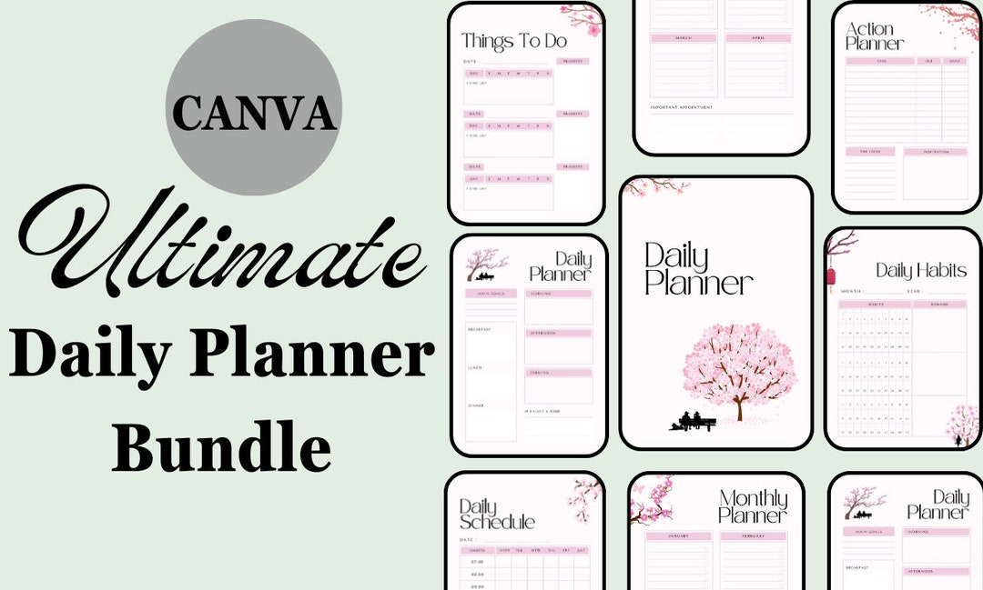 Ultimate Daily Planner Bundle - Etsy