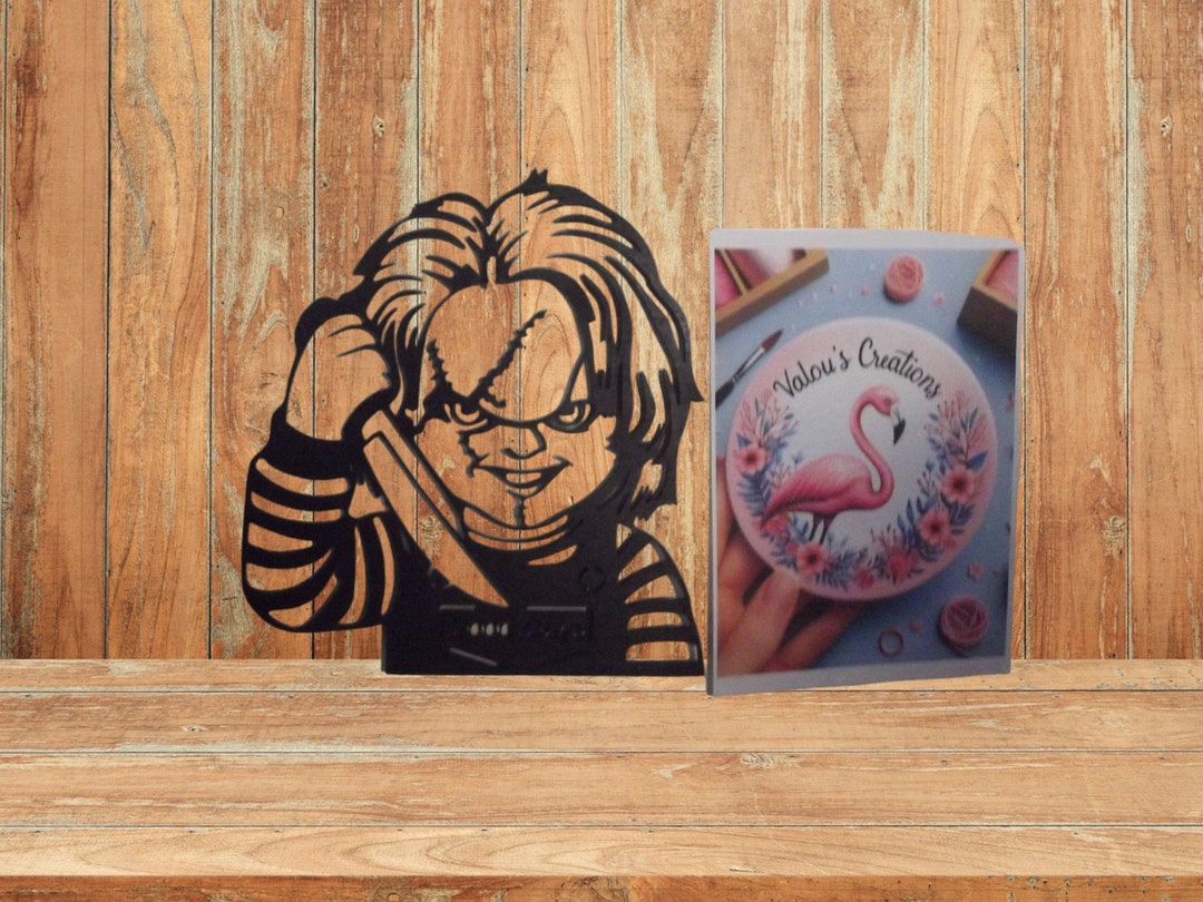 Article objet de décoration murale Chucky découpe laser bois - Etsy France
