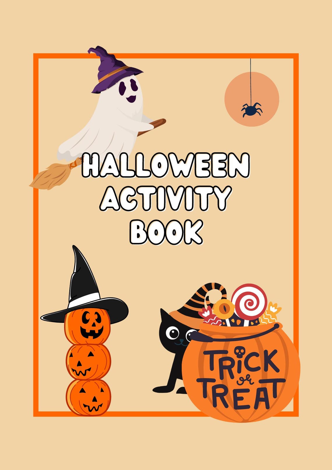 Halloween-themed Children's Activity Book, Printable Halloween ...