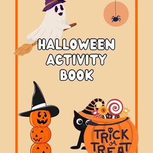 Halloween-themed Children's Activity Book, Printable Halloween ...