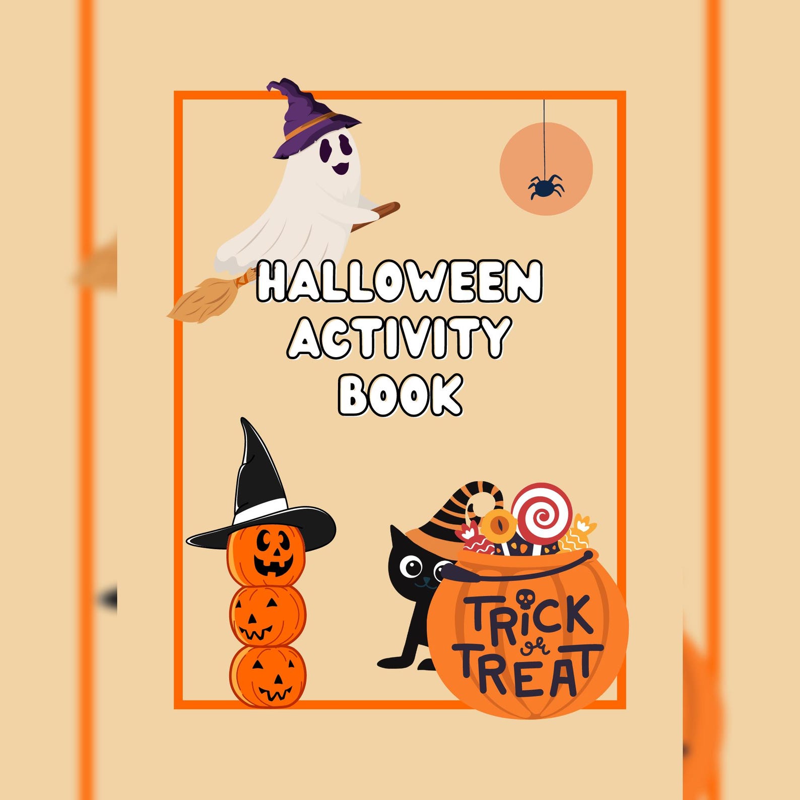Halloween-themed Children's Activity Book, Printable Halloween ...