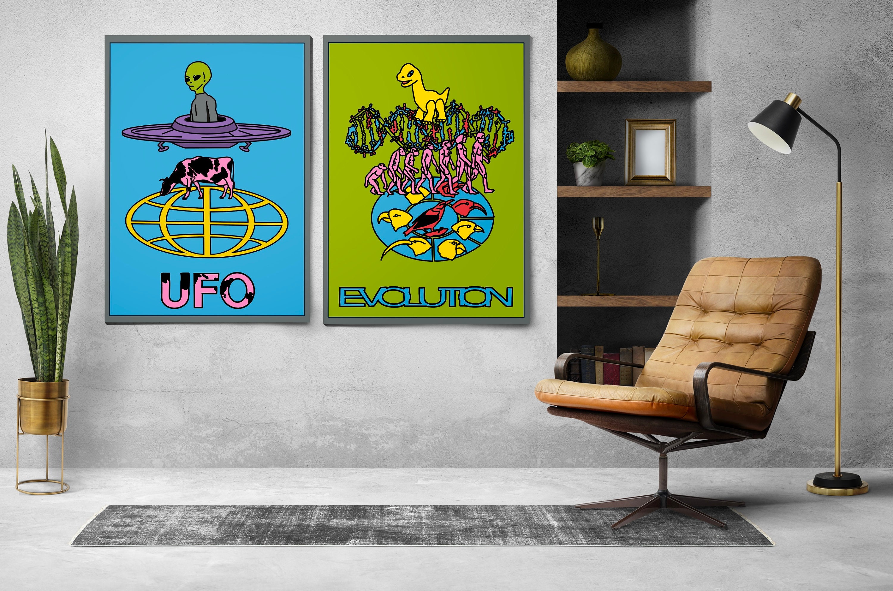 Posters theory of Creation - Etsy