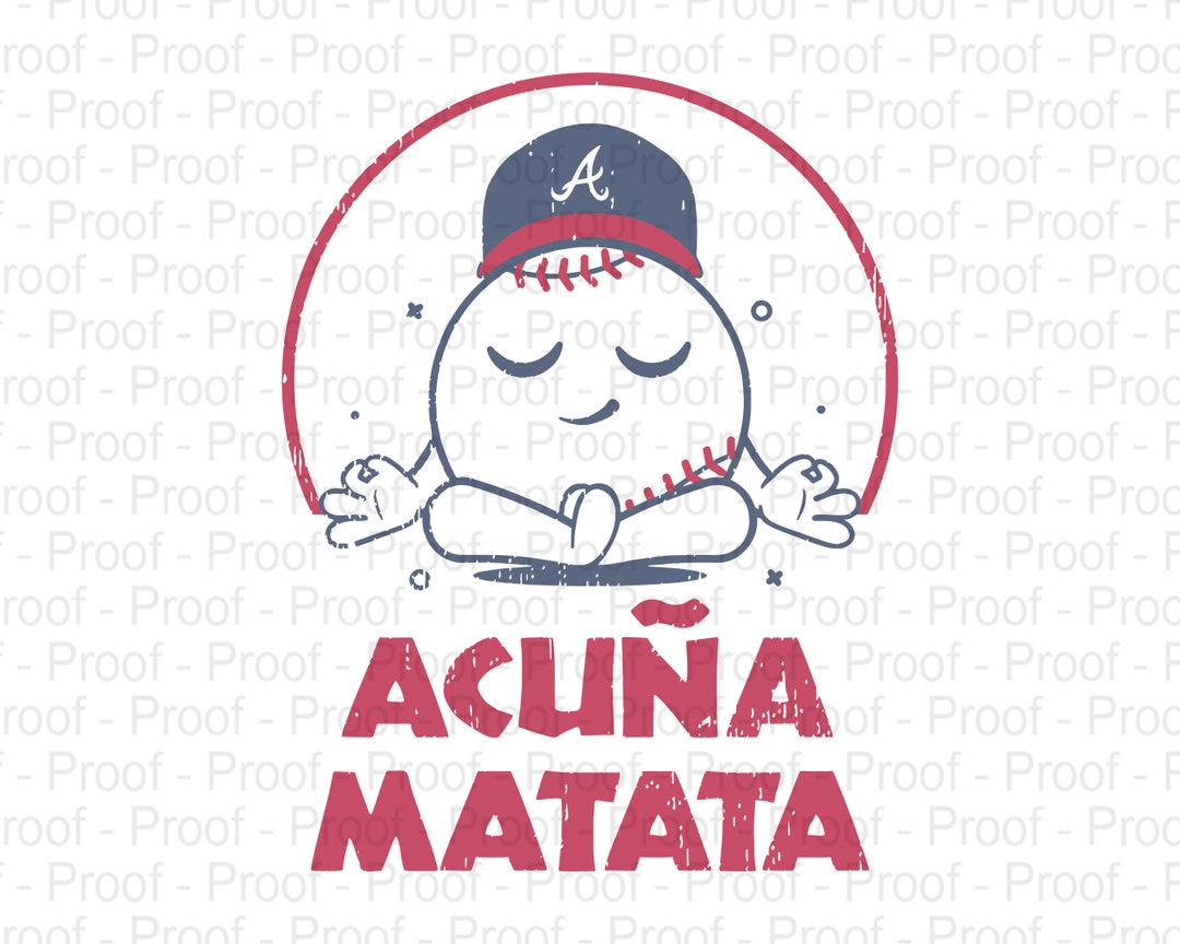 Acuna Jersey Svg Png, Pdf, Svg Files for Cricut, Vinyl Cut File, for ...
