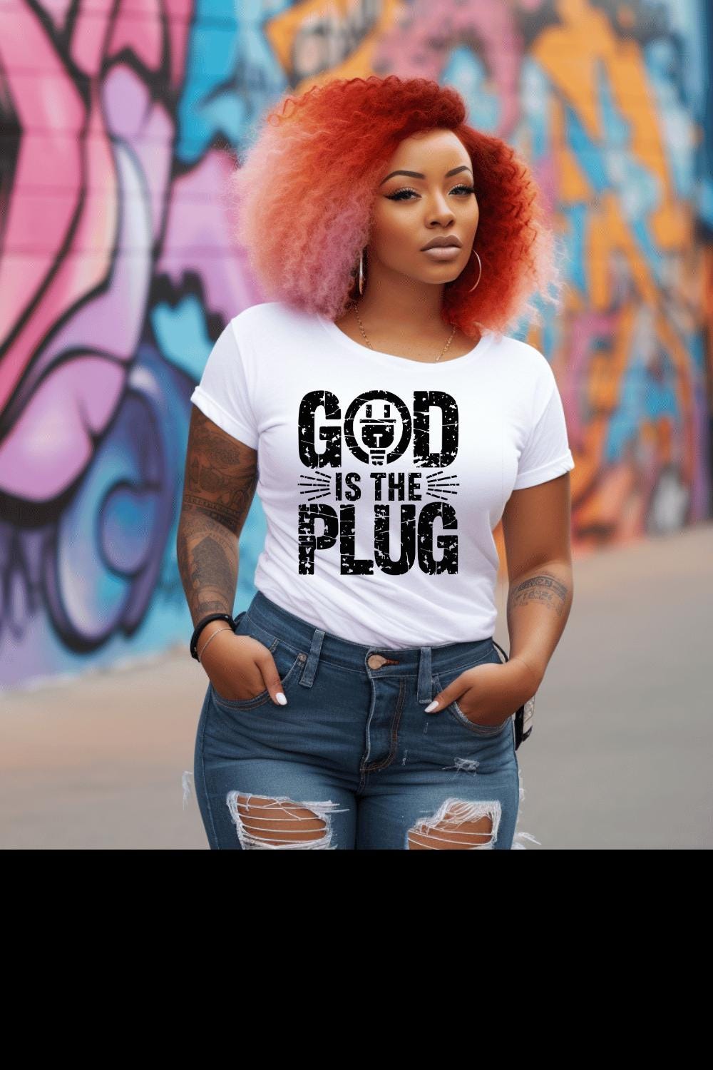 God is the Plug PNG: Christian Faith Graphic (digital Download - Etsy