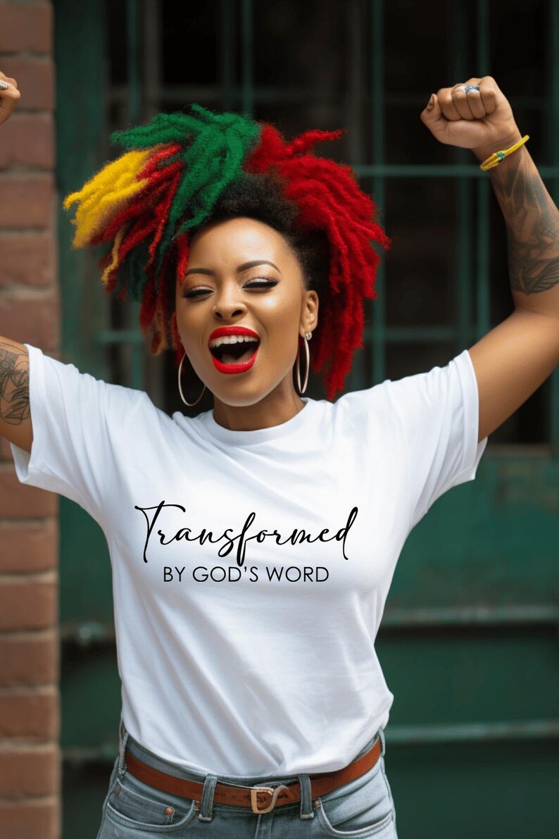 Transformed by Jesus, Christian PNG, Faith Png - Etsy