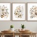 Set of 3 Neutral Watercolor Prints, Minimalist Boho Wall Decor ...