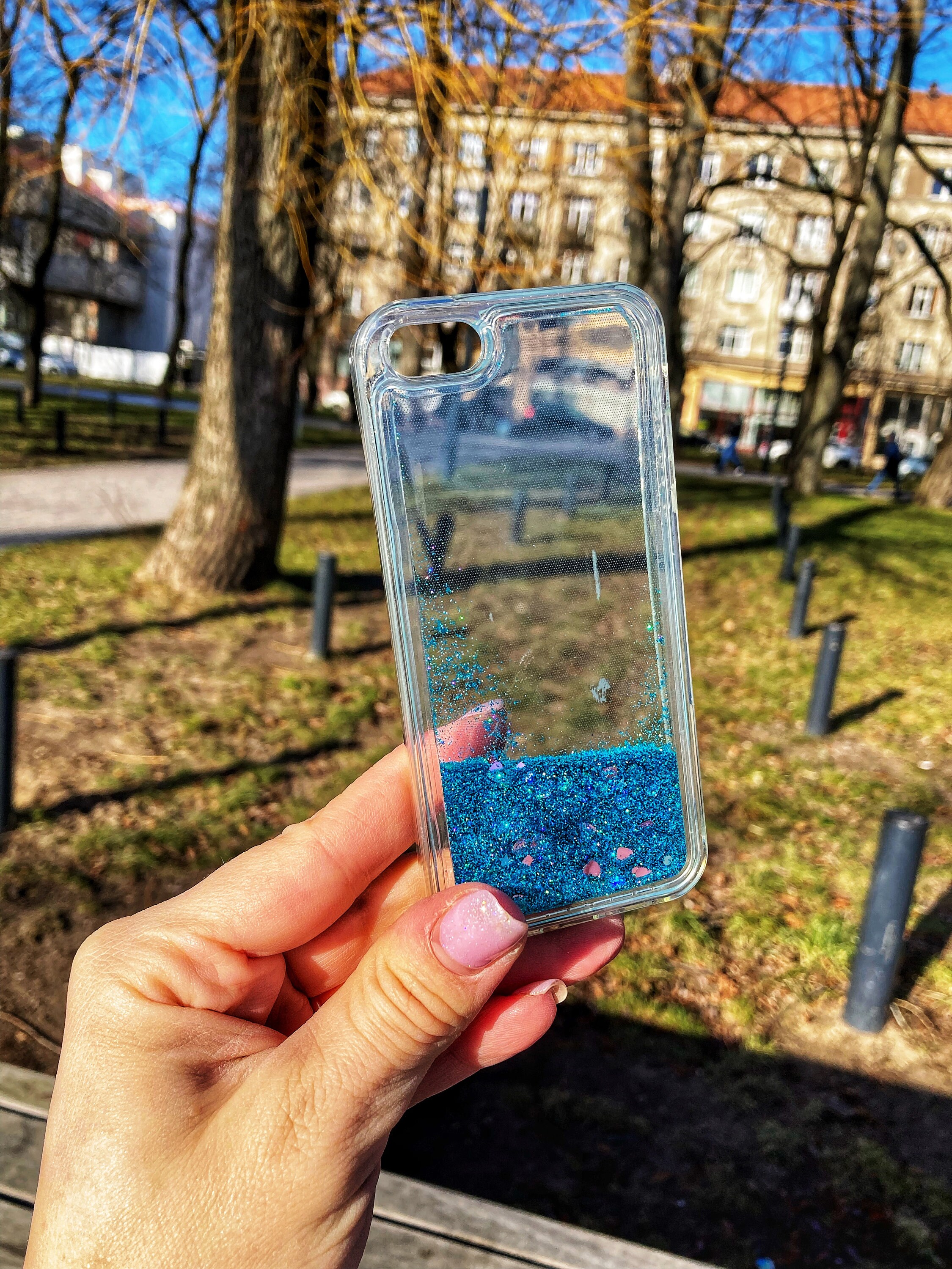 Glitter Liquid iPhone Case for 15pro Max 7 Plus Phone Cases and Samsung ...