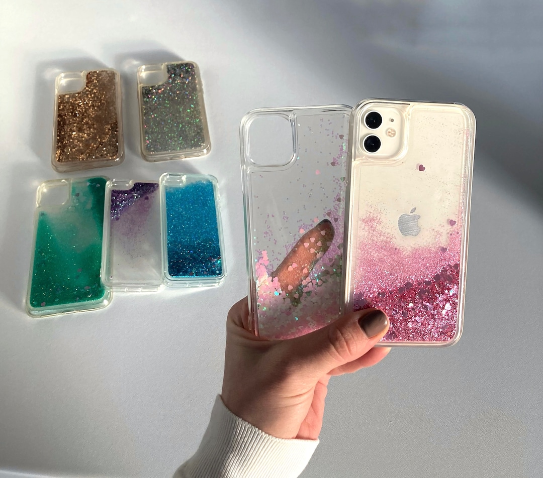 Glitter Liquid iPhone Case for 15pro Max 7 Plus Phone Cases and Samsung ...