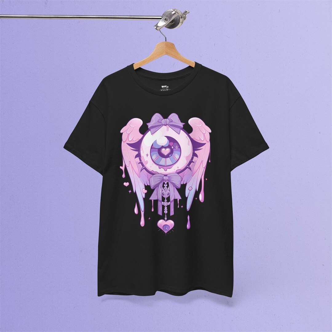 Pastel Goth Eyeball T-shirt | Pastel Goth, Kawaii Clothes, Yami Kawaii ...