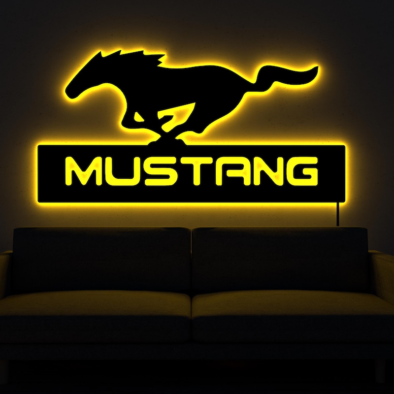 Mustang Garage Sign - Etsy