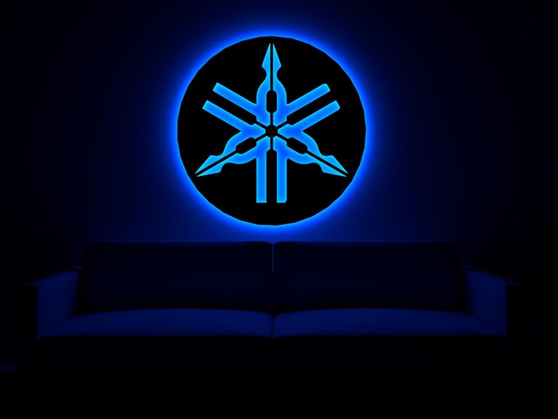 Yamaha LED Wall Art, Yamaha Logo Neon Sign, Motorcycle Garage Decor ...