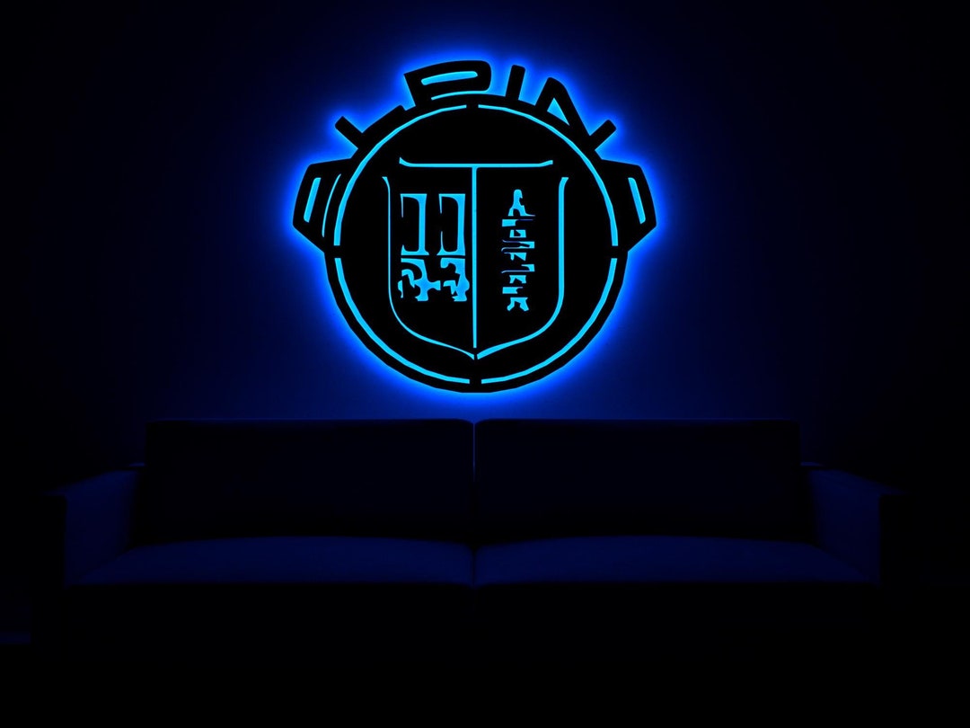 Alpina Logo Neon Wall Led Sign, Luxury Automotive Decor, Yellow Glow ...