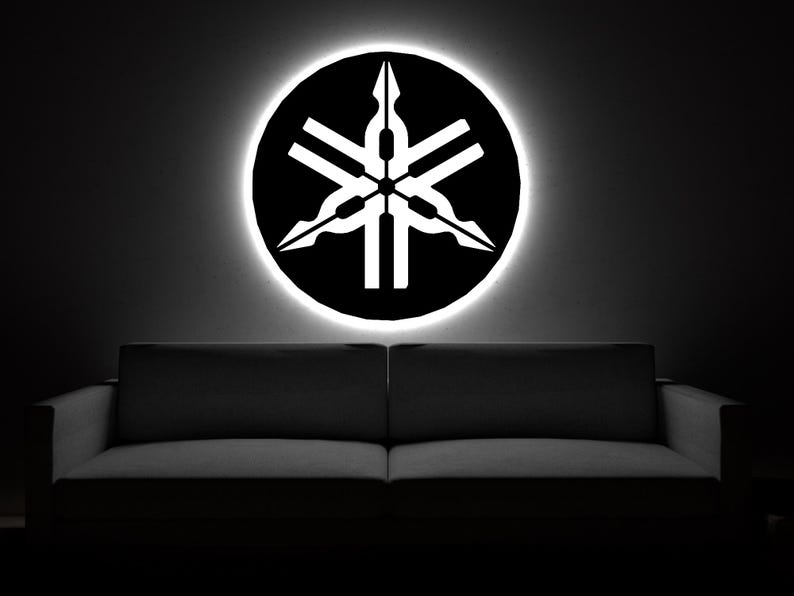 Yamaha LED Wall Art, Yamaha Logo Neon Sign, Motorcycle Garage Decor ...