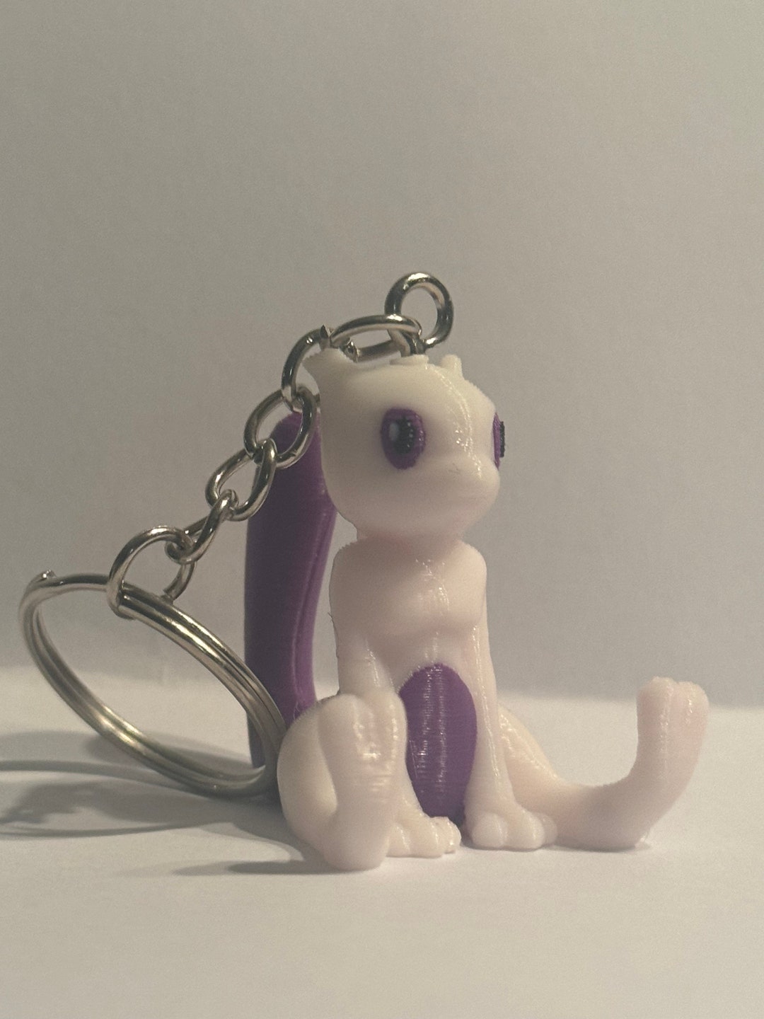Pokemon Mewtwo Keychain 3D Printed - Etsy