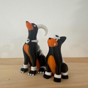 Houndour/houndoom/mega Houndoom 3D Printed Figure - Etsy