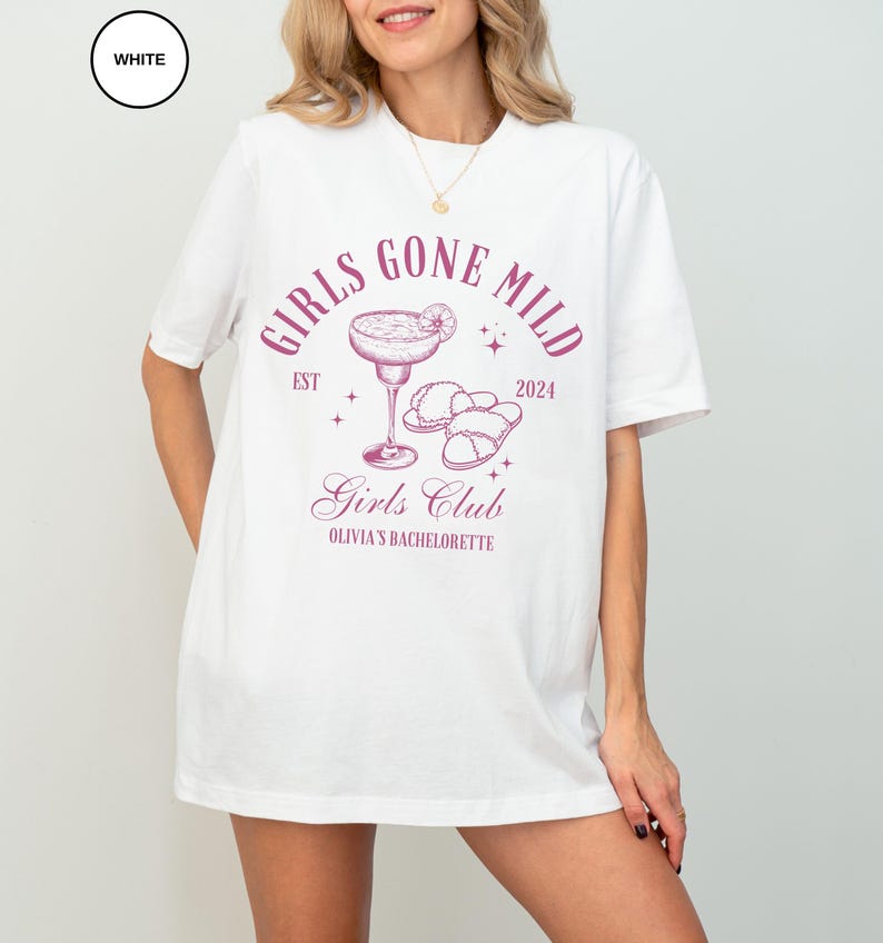 Girls Gone Mild Bachelorette Party Shirts Spa Bachlorette Lux Merch ...