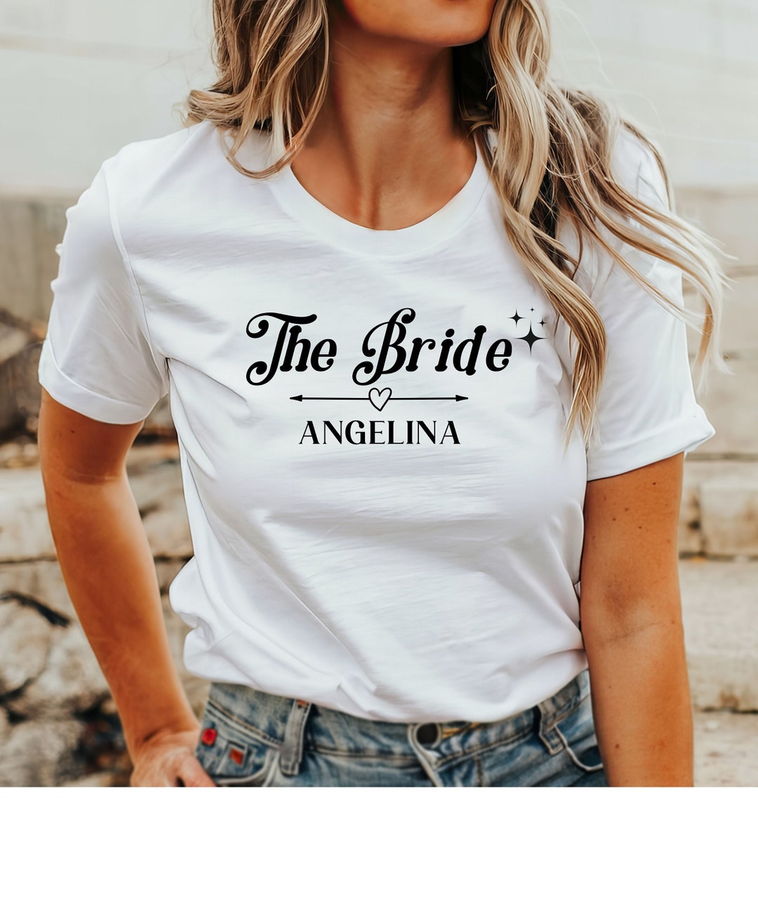 Custom Bridesmaid Set With Names, Bride Shirt, Bachelorette Party ...