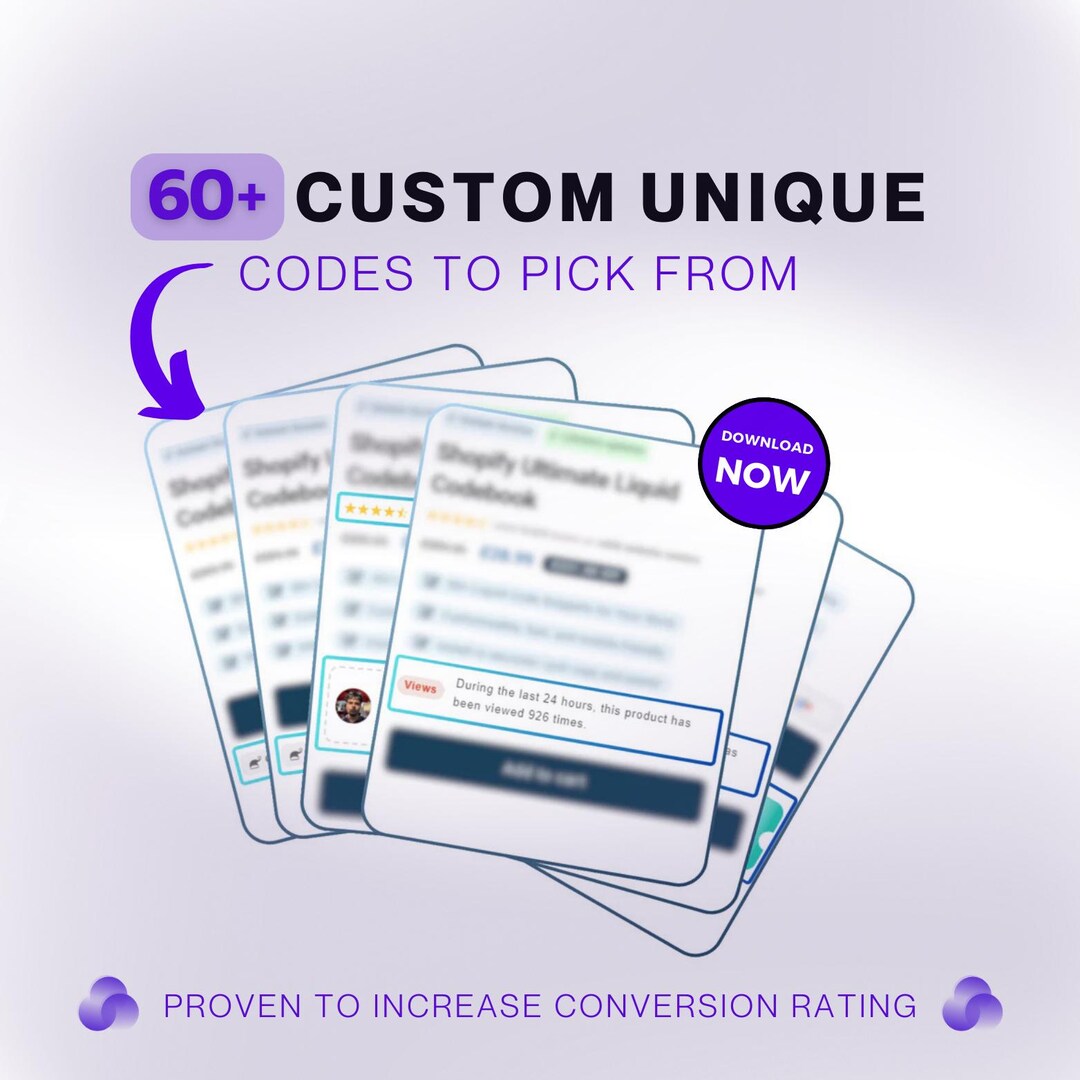 Shopify Ultimate Liquid Codebook Snippets, 60+ Customizable E-commerce ...