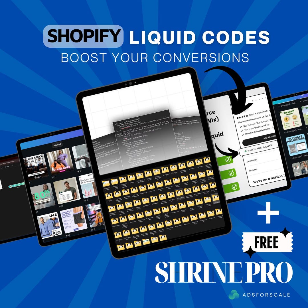 Shopify Ultimate Liquid Codebook Snippets, 60+ Customizable E-commerce Shopify Liquid Codes ...