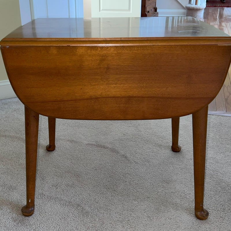 Ethan Allen Round Coffee Table - Etsy