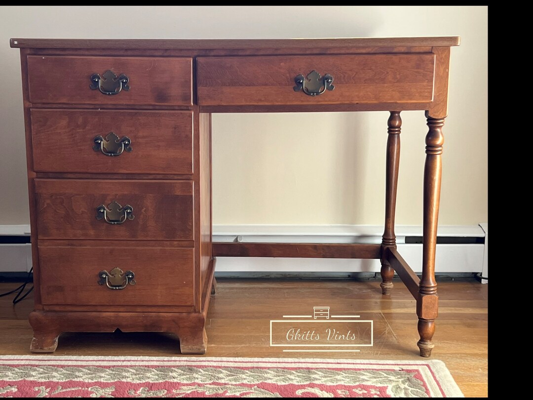 Vintage Ethan Allen Student Desk - Etsy