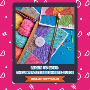 Step-by-step Knitting Pattern and Video Tutorials, Ideal for Beginners ...