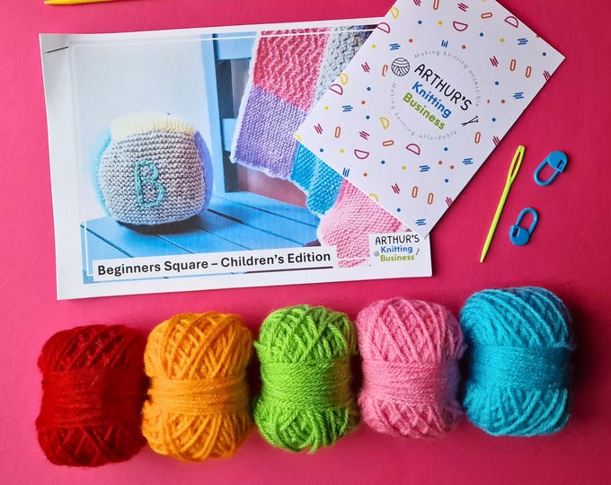 My First Knitting Kit, Knitting Made Simple for Young People, Suitable ...