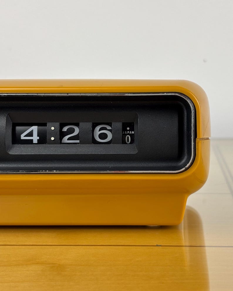 Vintage Sankyo 4000 Digital Clock, Sankyo Clock, Flip, Roll, Alarm ...
