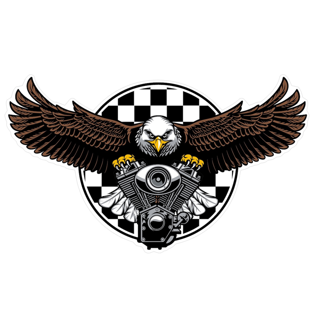 Eagle Motorcycles Stickers 2 Pieces 14 Cm - Etsy