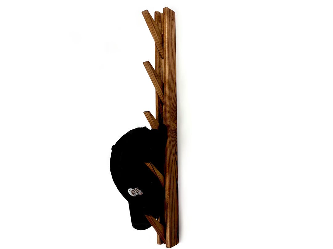 Ash Wood Functional Wall Rack Versatile Wall-mounted Organizer, Wall ...