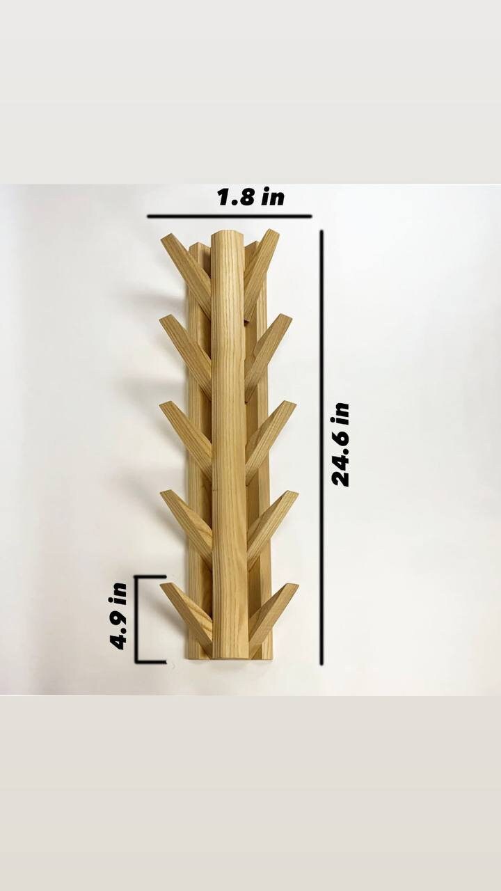 Wood Vertical Coat Rack for Clothing - Etsy