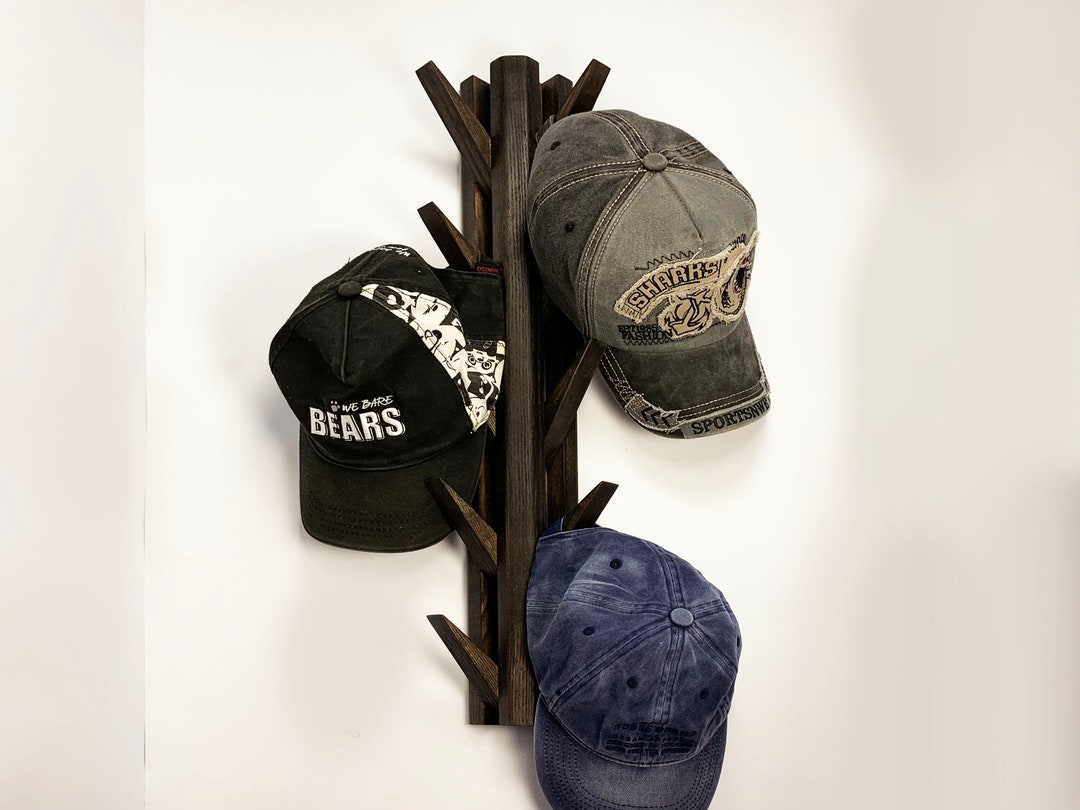 Baseball Cap Holder, Baseball Cap Hook, Hat Hanger, Vertical Piano ...