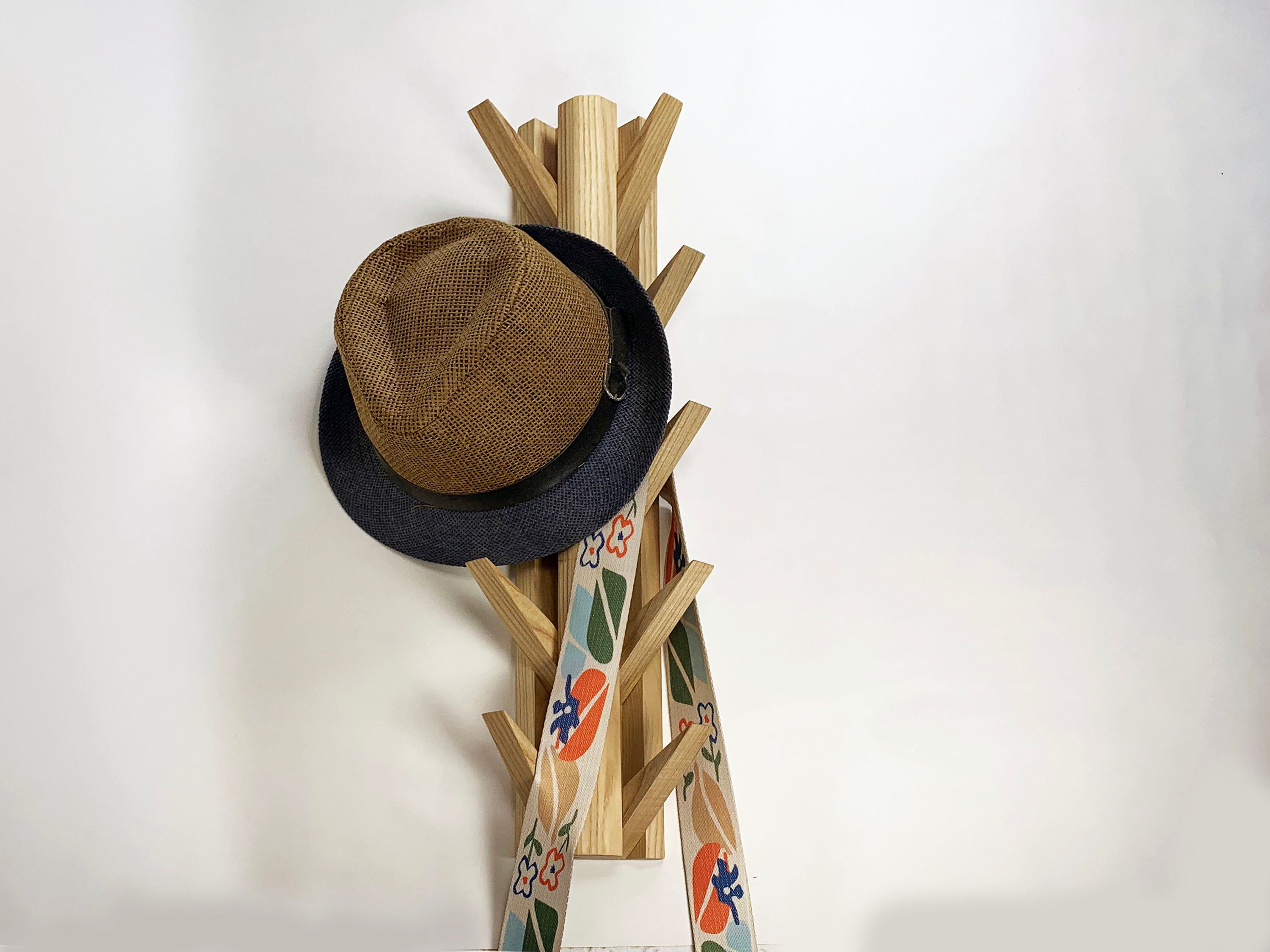 Wood Vertical Coat Rack for Clothing - Etsy