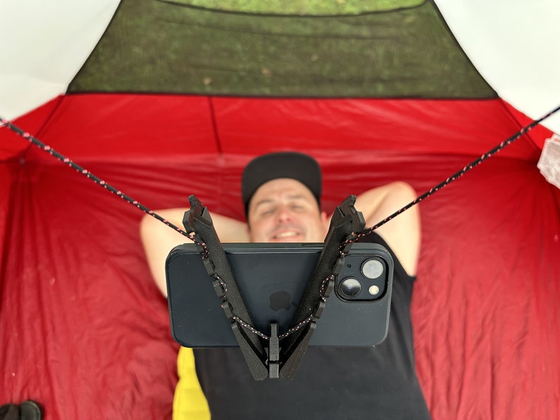 Caveman Tv--tent Smartphone Holder - Etsy