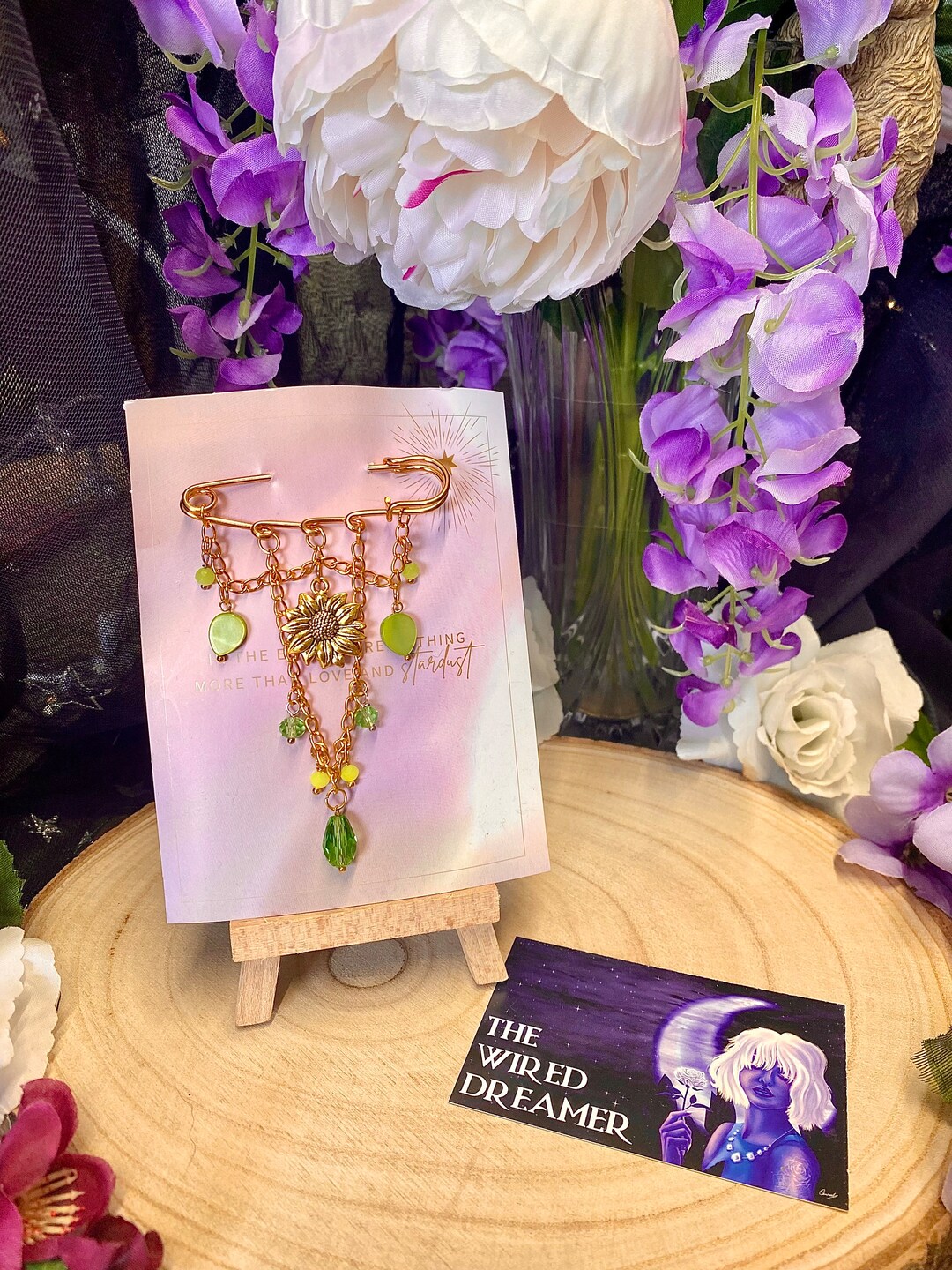 Large Sunflower Unseen Disability Awareness Kind Gold Pin - Etsy