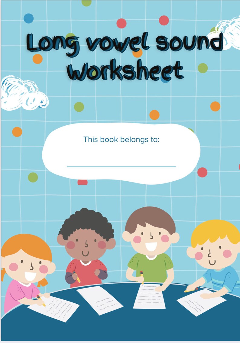 Long Vowel Sound Worksheet - Etsy