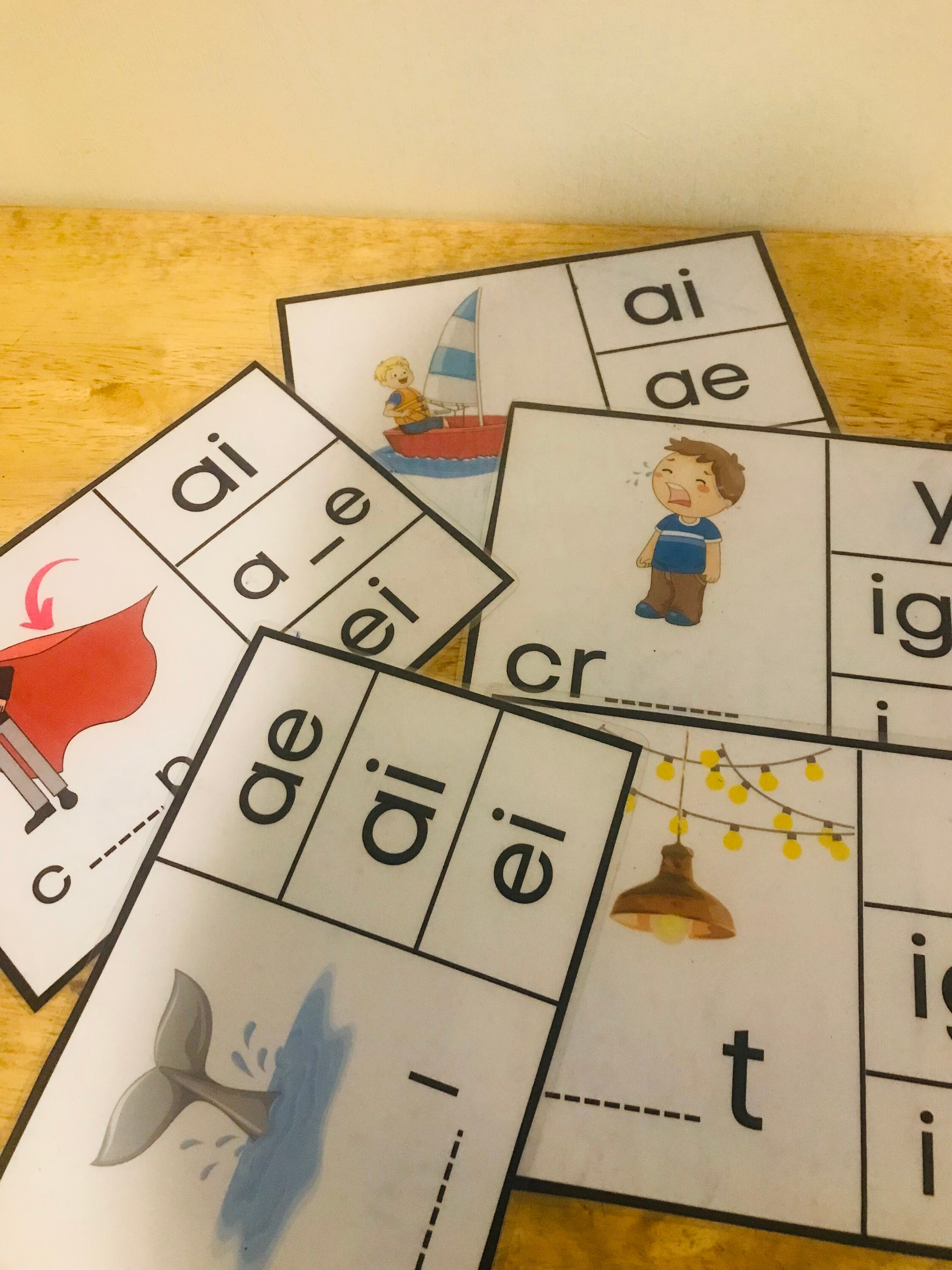 Printable Flashcards Long Vowel Sound for Kids - Etsy