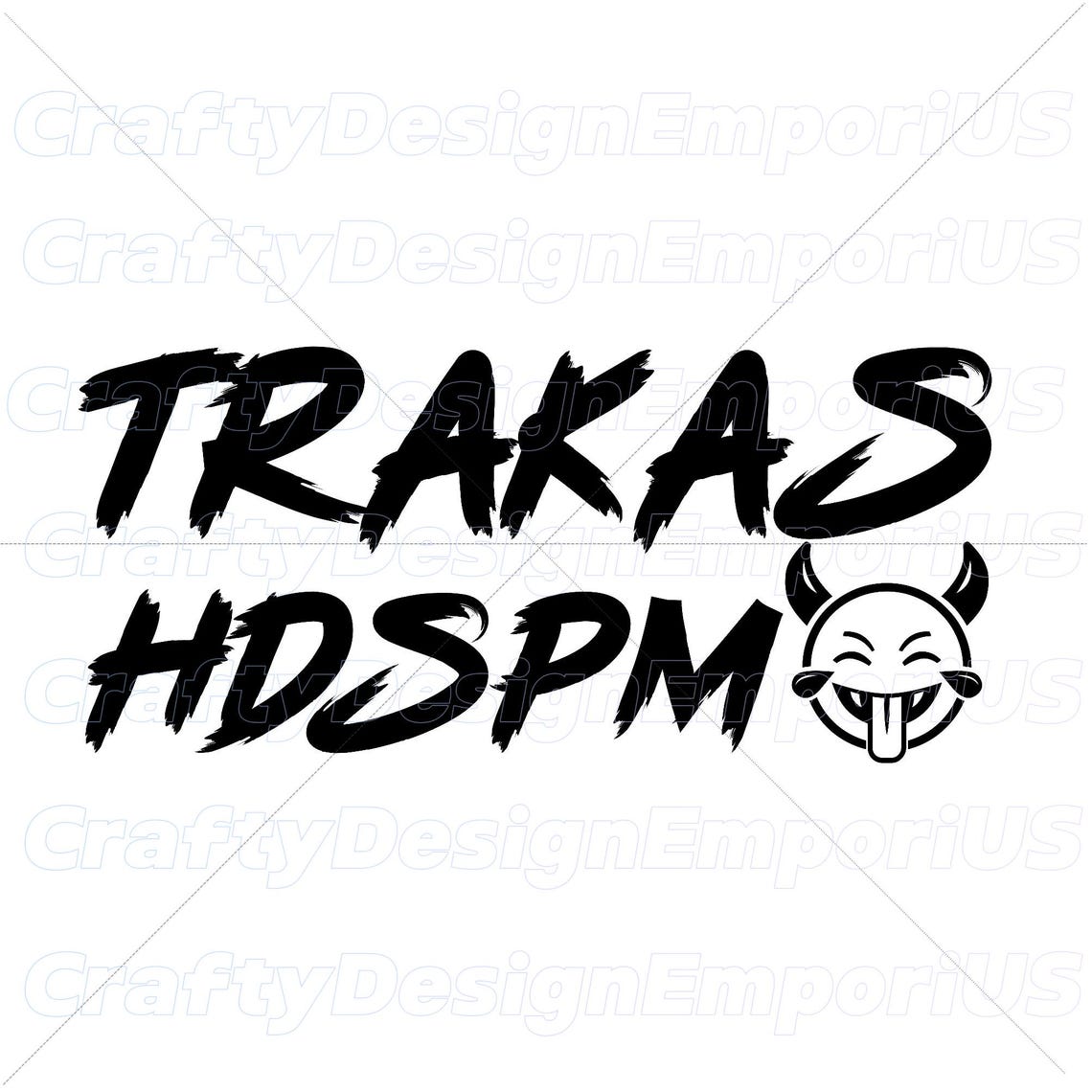 Devil Emoji PNG: Trakas HDSPM Sticker Design (digital Download) - Etsy