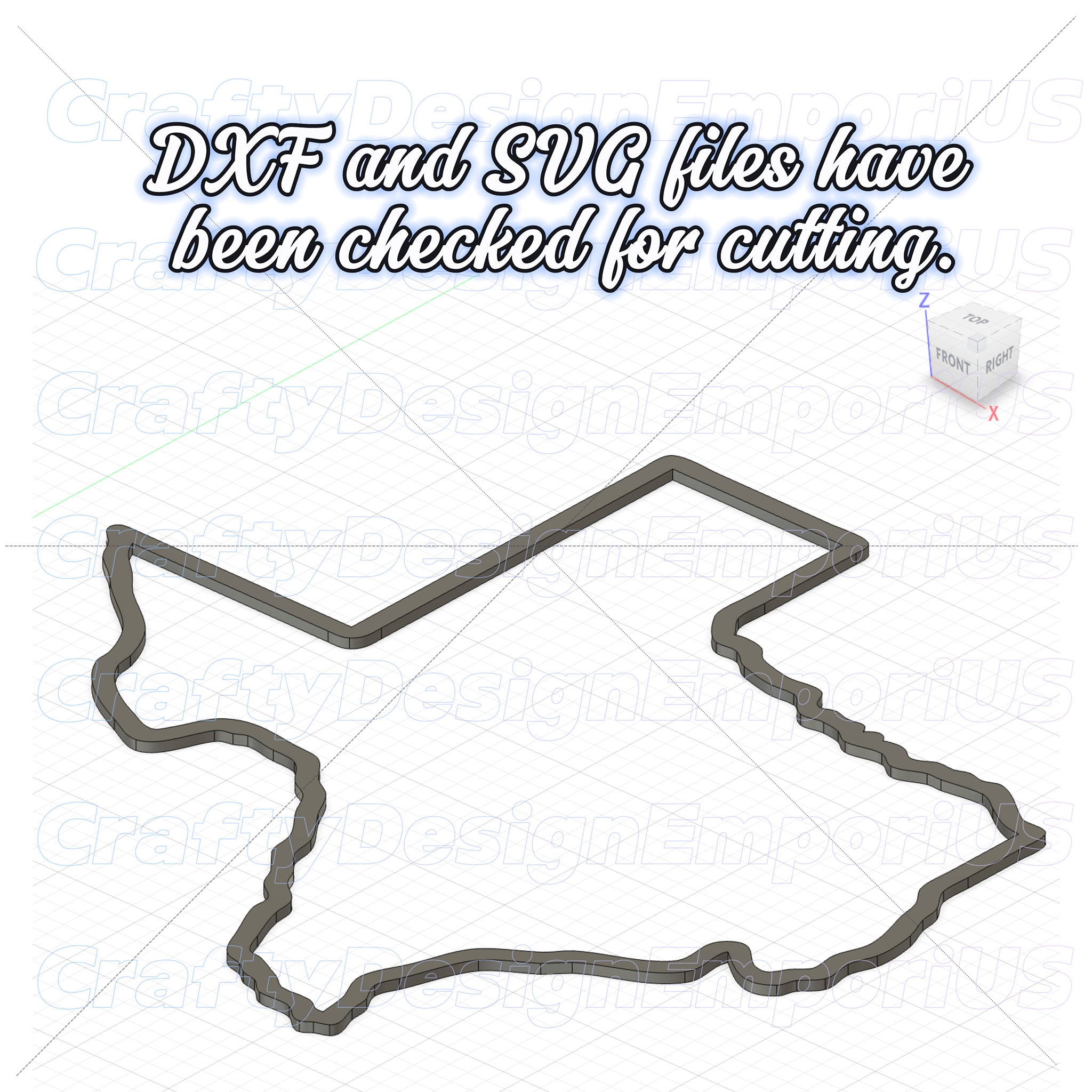 Texas Outline SVG: Vector Cut File for Cricut, Silhouette - Etsy