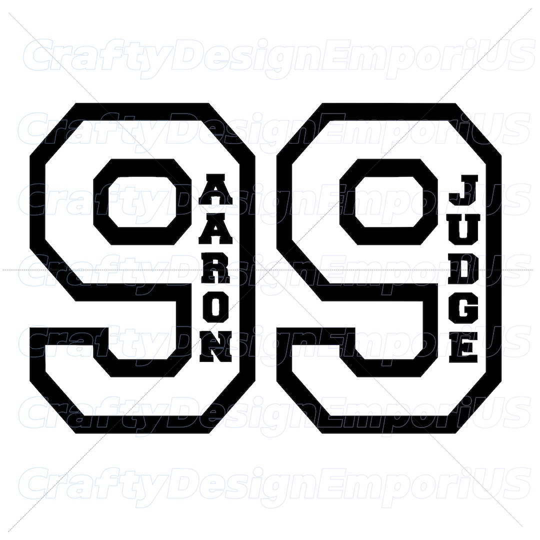 Aaron Judge New York #99 SVG PNG - Baseball Digital Download - Etsy